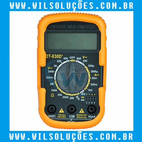 Multímetro Digital Portátil DT-830D+